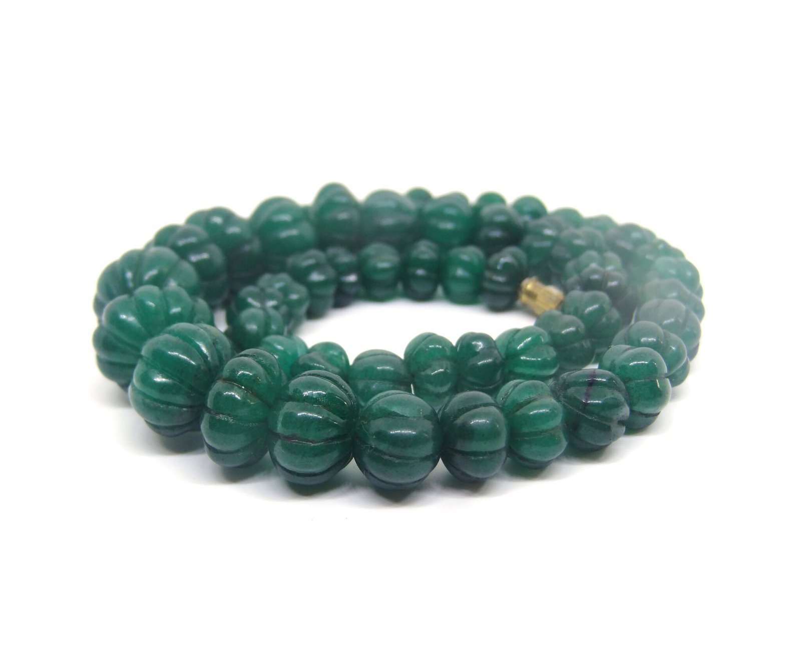 Green Jade Designer Necklace - Himalaya Rudraksha Kendra